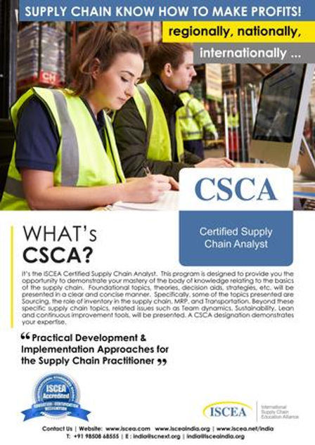 Supply Chain Management Certifications Online